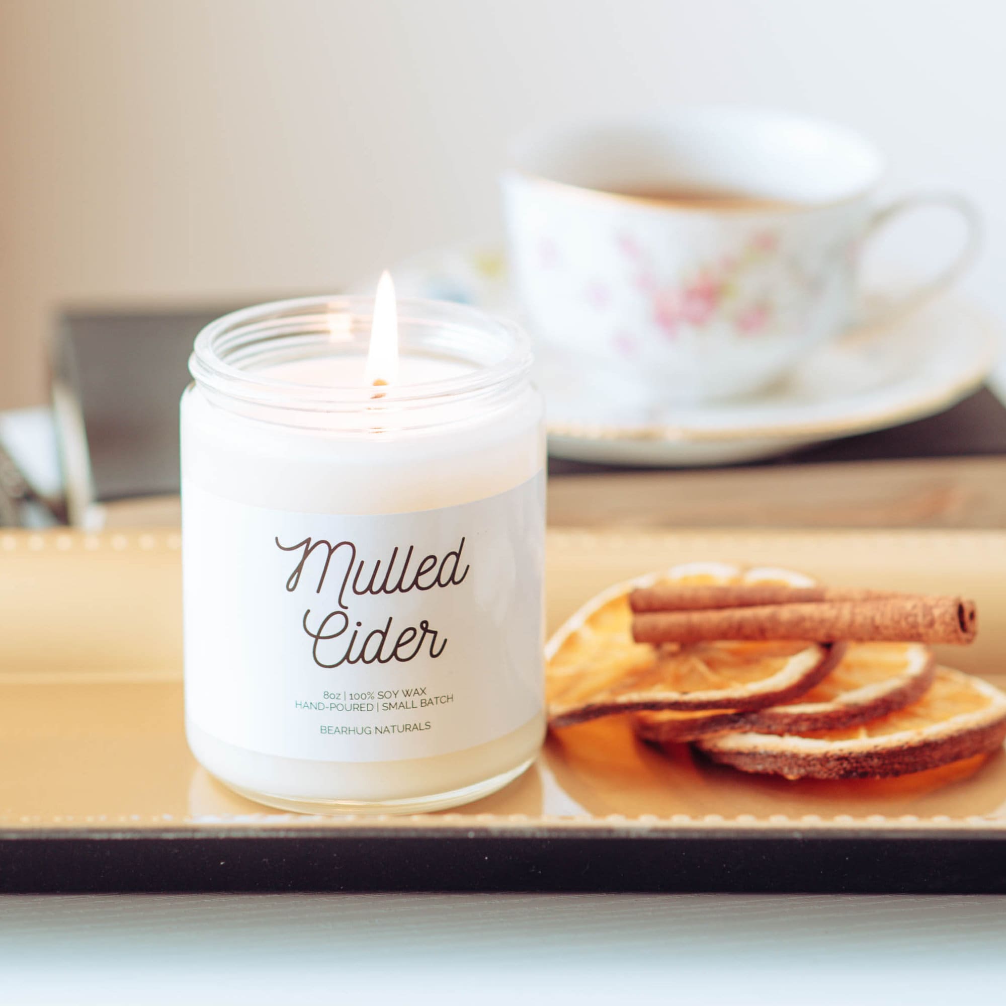 Mulled Cider Candle Fall Candle Christmas Giftholiday - Etsy