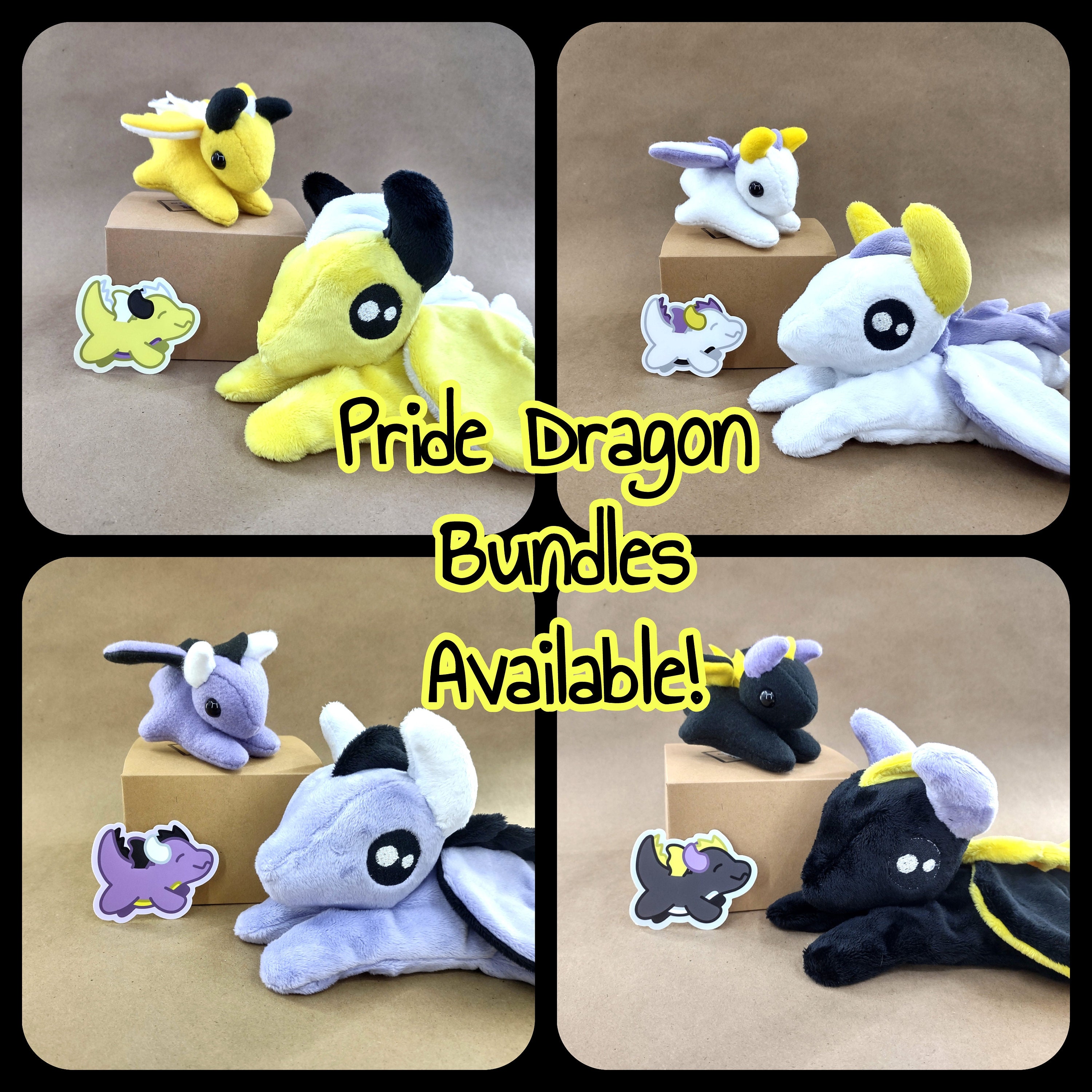 Nonbinary Pride Dragon Sticker - Etsy
