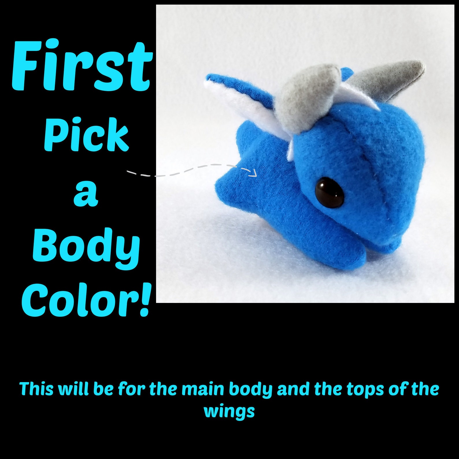 Customizable Plush Dragon Keychain - Etsy