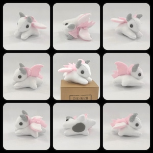 Demigirl Pride Plush Dragon Keychain - Etsy