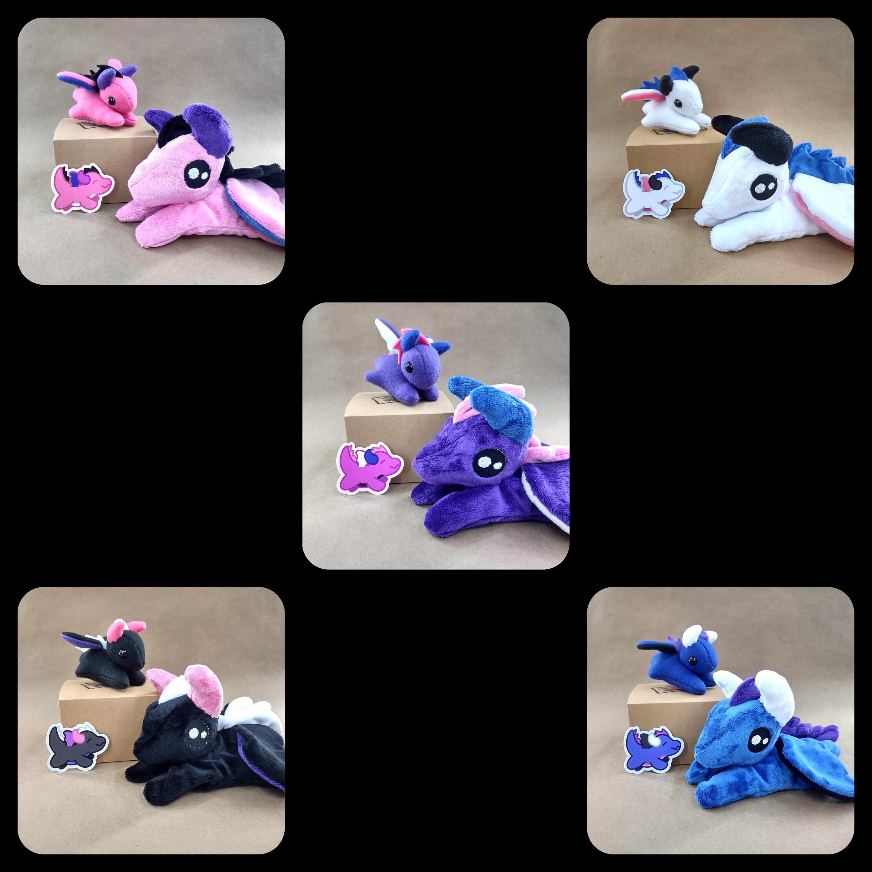Genderfluid Pride Dragon Bundle - Etsy
