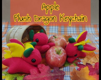 Customizable Plush Dragon Keychain - Etsy