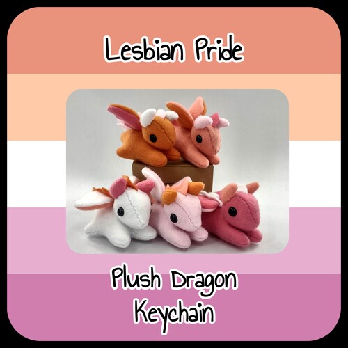 LGBTQ Dragon Figurine Pride Flag Custom Dragon Plush Lesbian - Etsy Canada