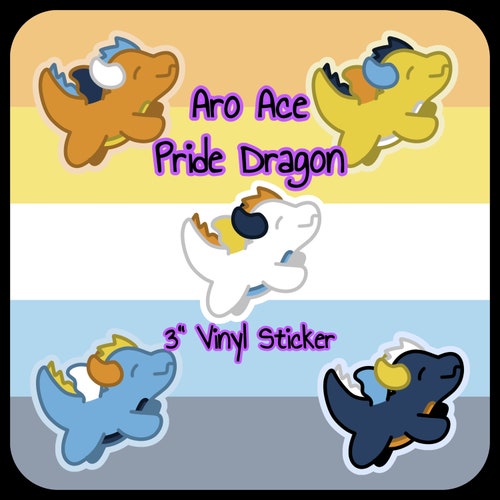 Aroace Pride Flag Sticker Subtle Pride Sticker Ace Pride - Etsy