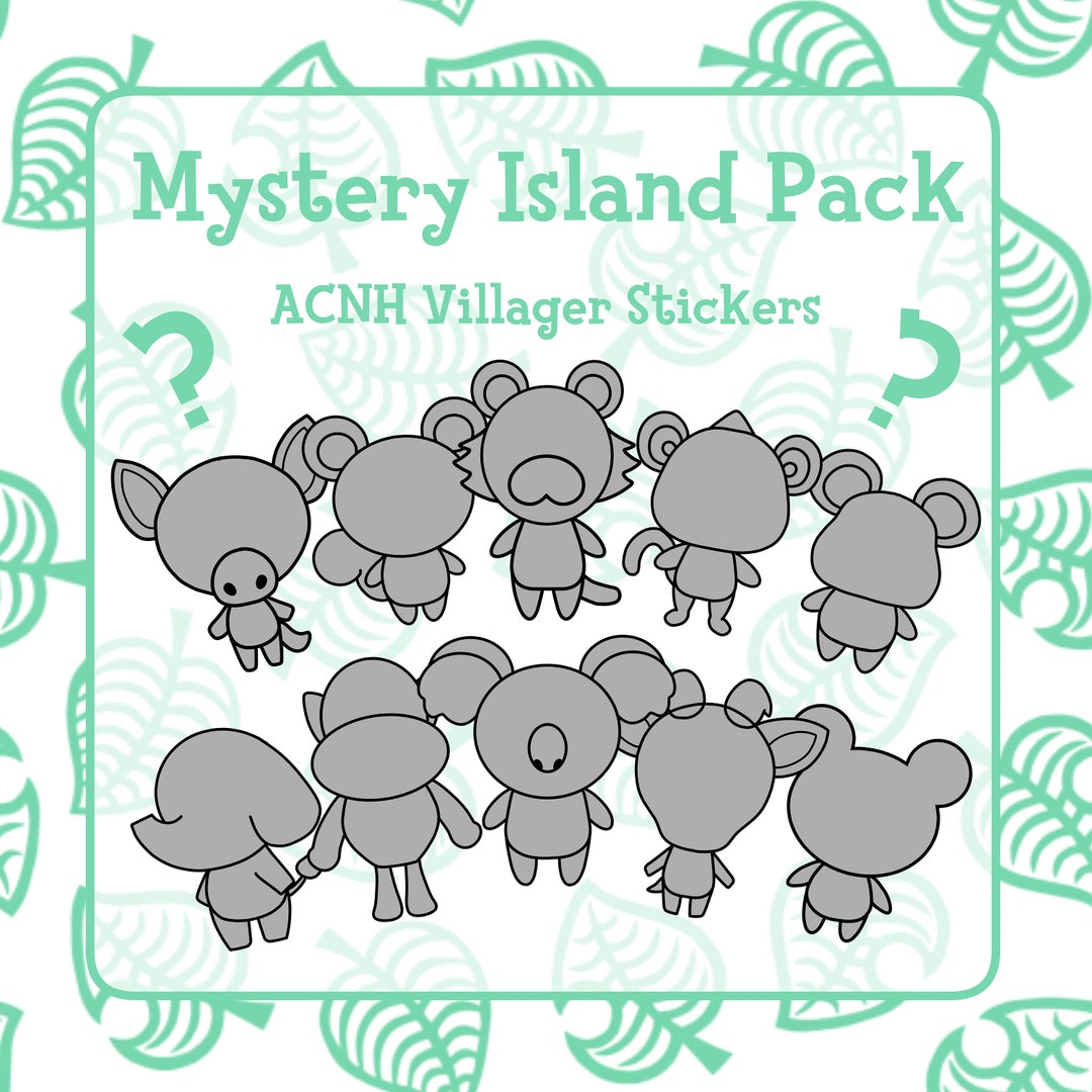 Mystery Island Sticker Pack - Etsy