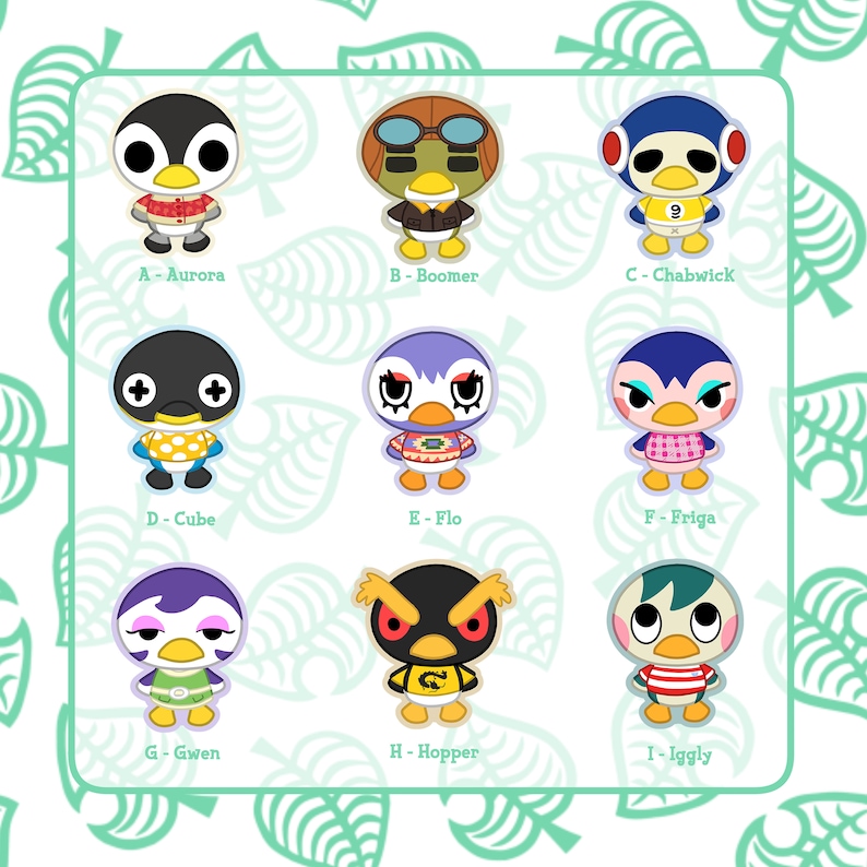 Anthropomorphic Penguin Villager 3in Vinyl Stickers - Etsy