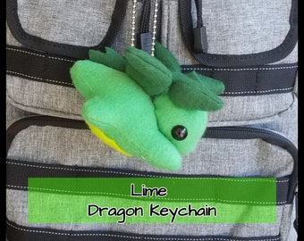 Customizable Plush Dragon Keychain | Etsy