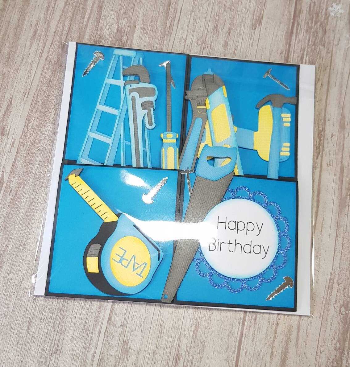Personalised Tool Box Card Tools Birthday Card Handyman | Etsy