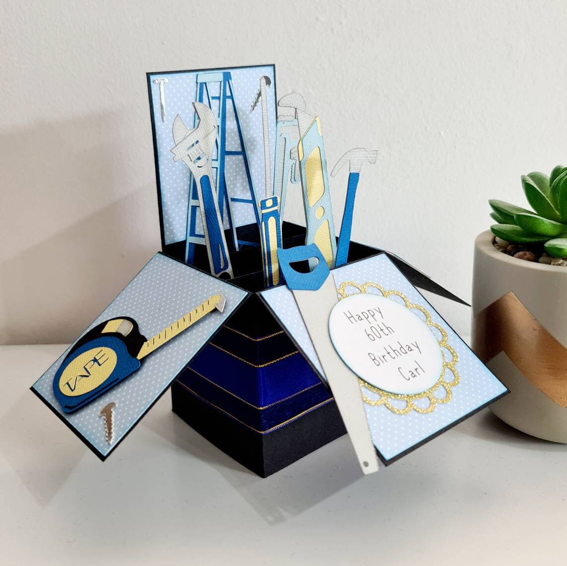 Personalised Tool Box Card Tools Birthday Card Handyman | Etsy