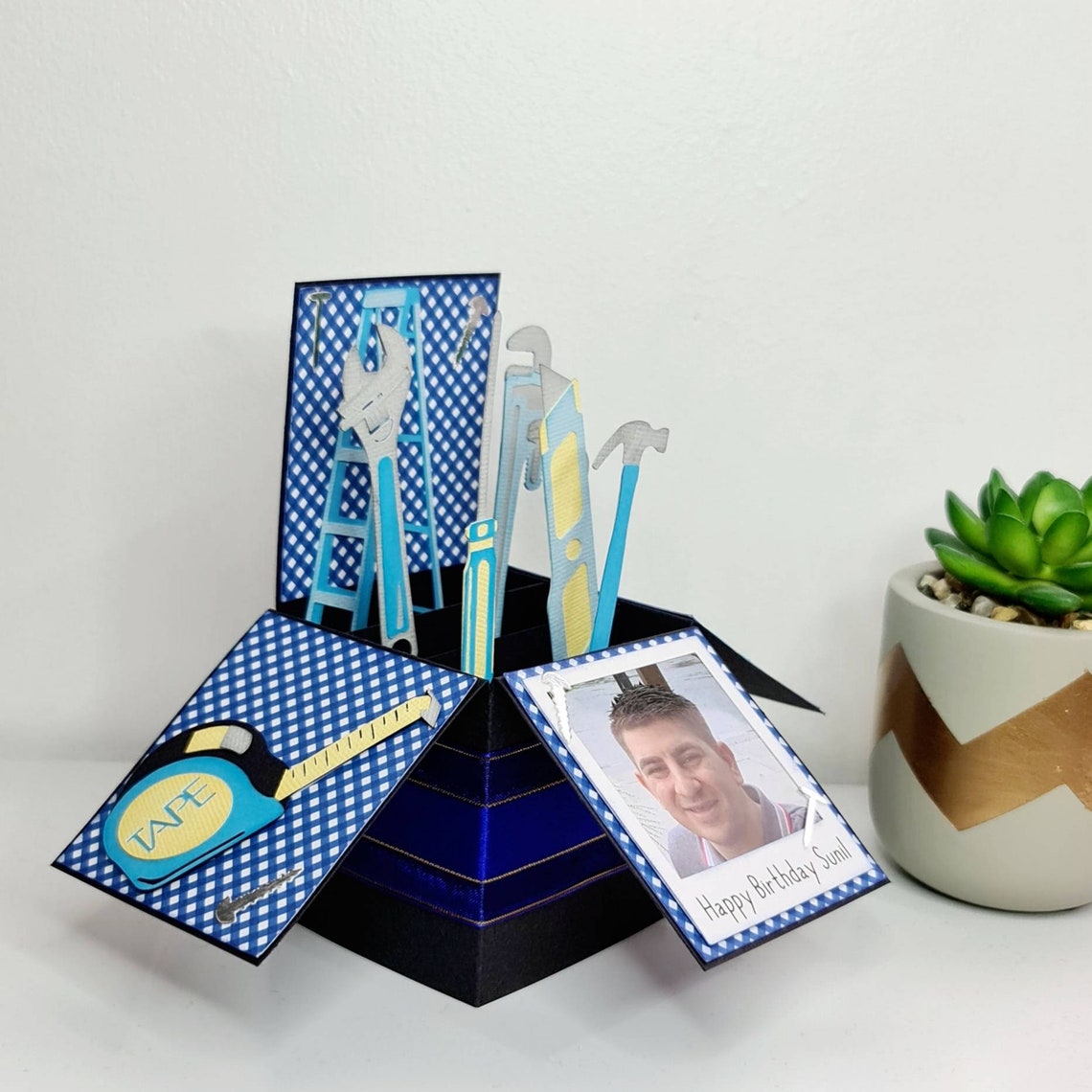 Personalised Tool Box Card Tools Birthday Card Handyman | Etsy