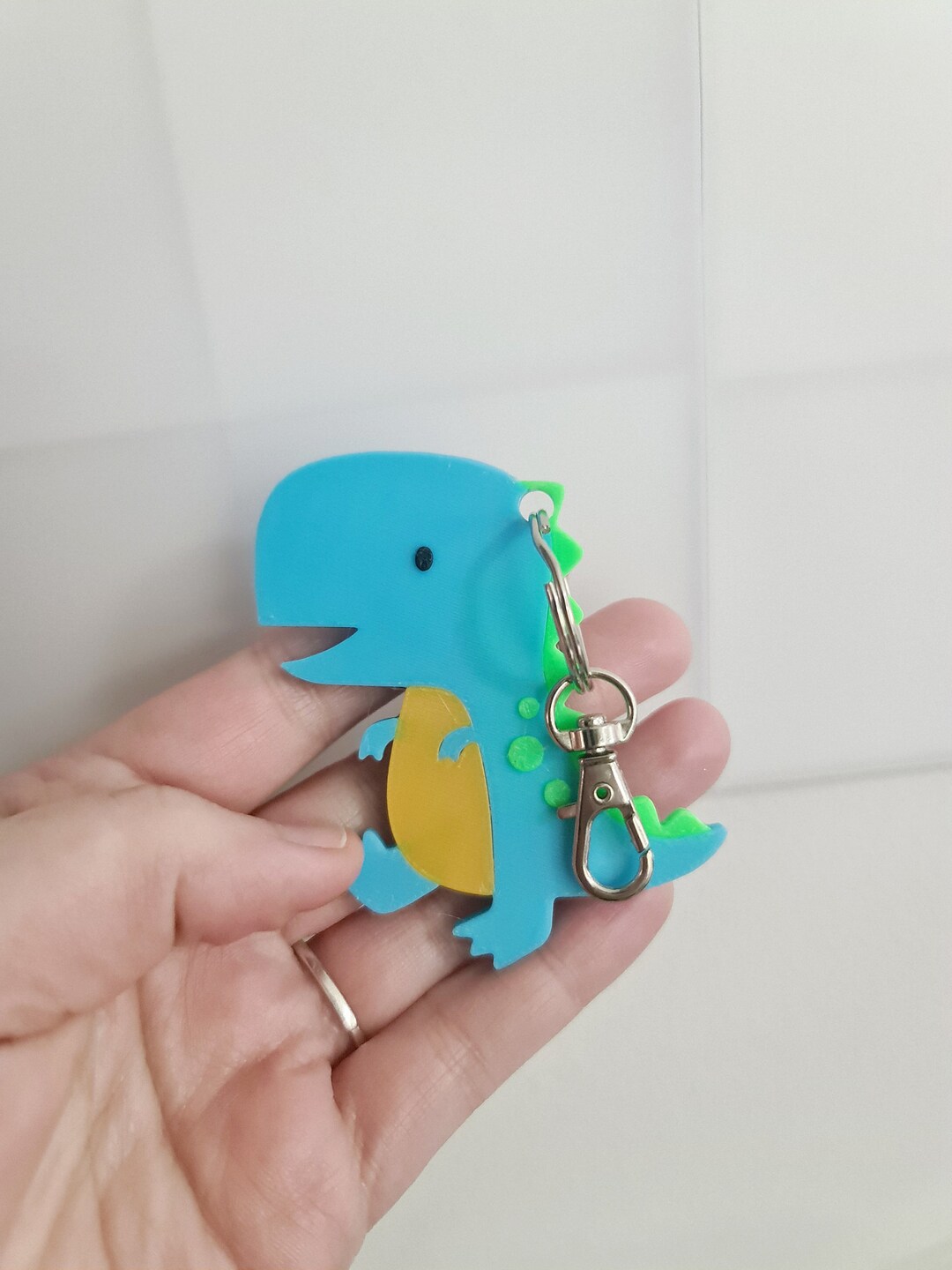 T-rex Dinosaur Keyring 3D Printed - Etsy UK