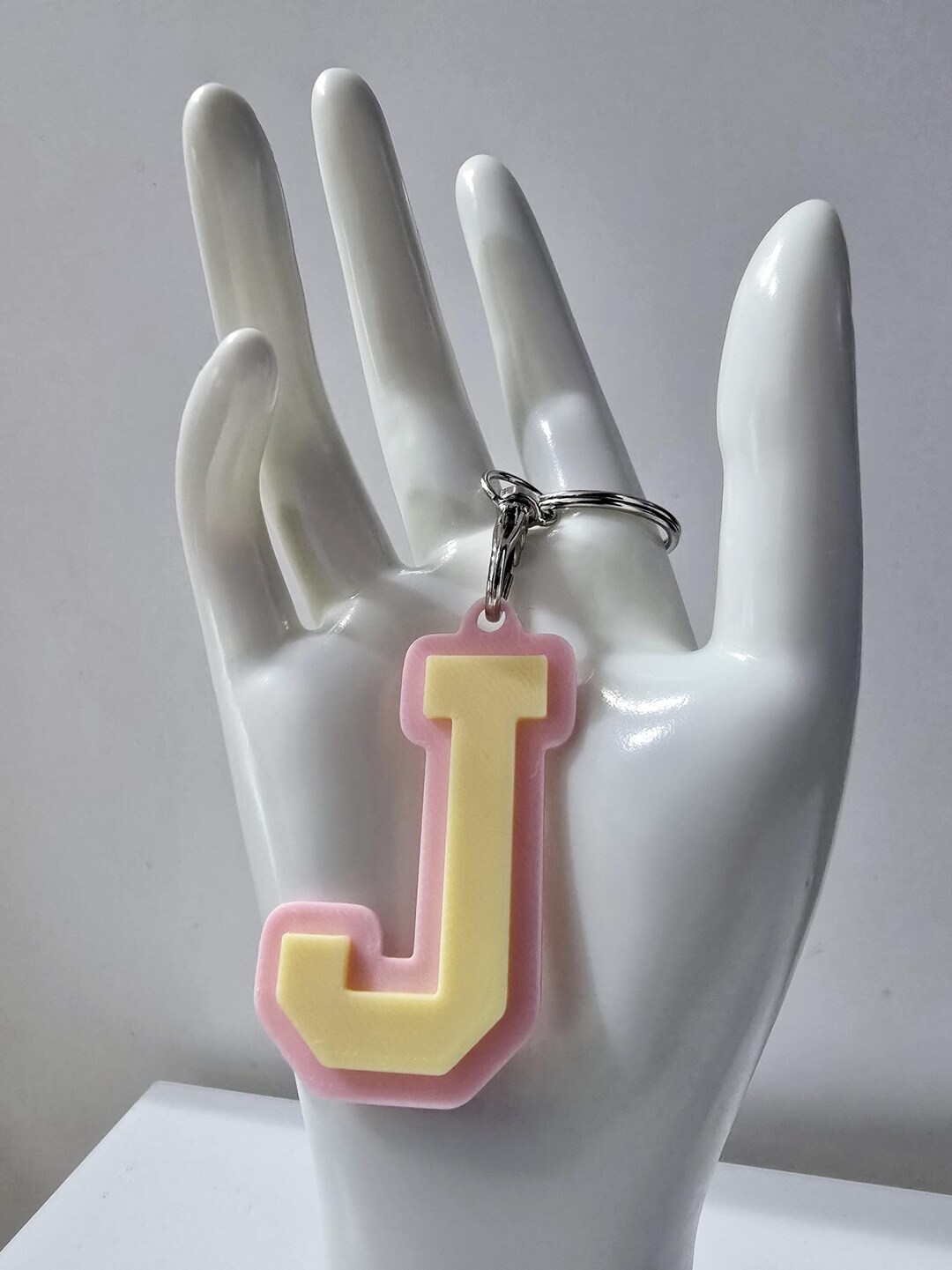 3D Printed Letter Keyring Teacher Gift Wedding Favours - Etsy