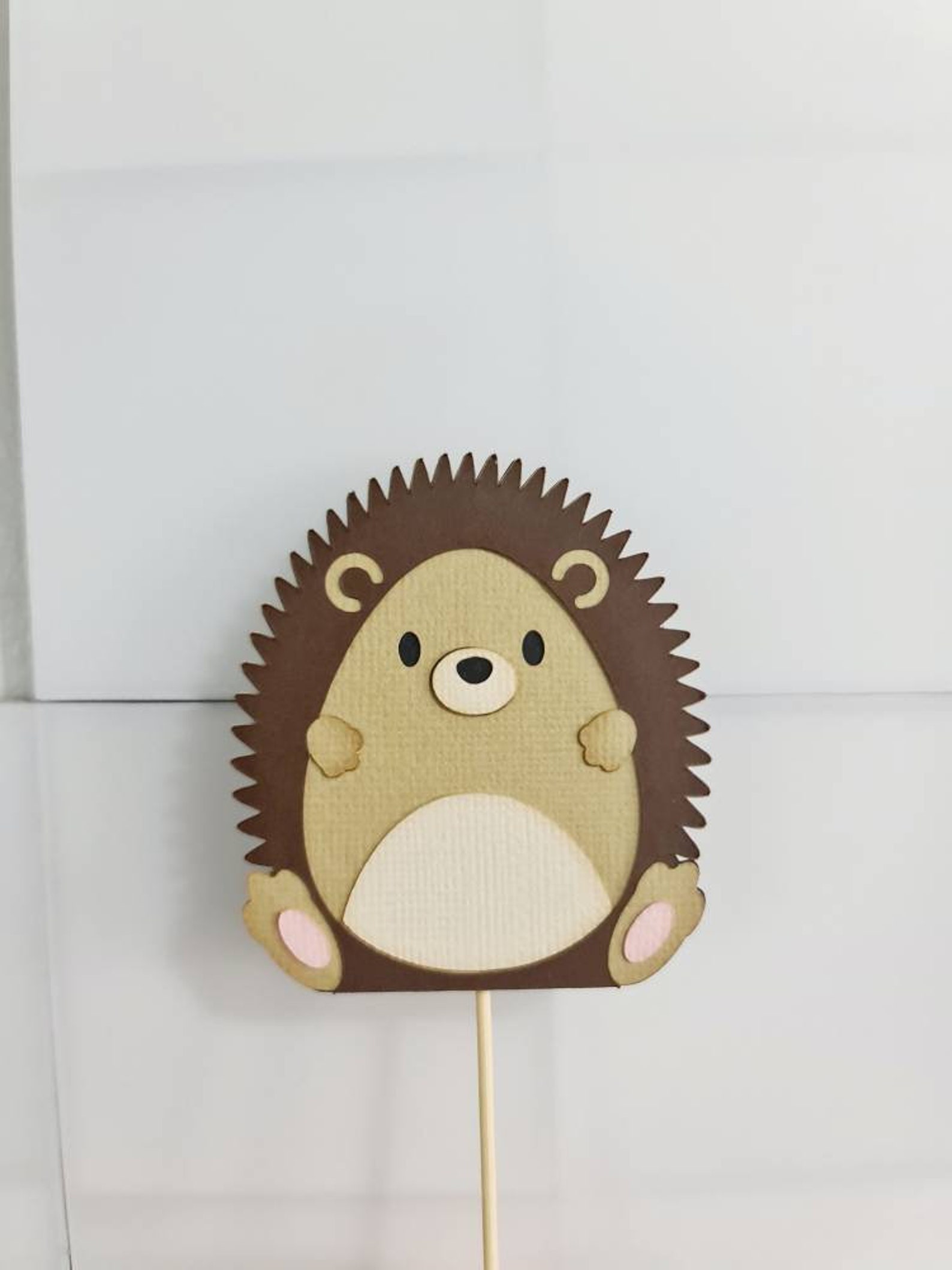 Hedgehog Cupcake Toppers Hedgehog Cake Toppers First - Etsy UK