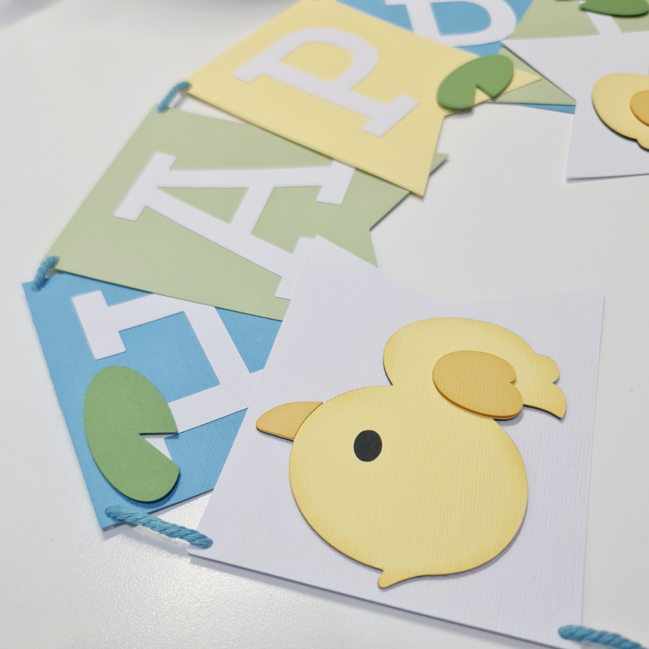 Duck One Bunting, Duck First Birthday Bunting, High Chair Bunting, Cake ...