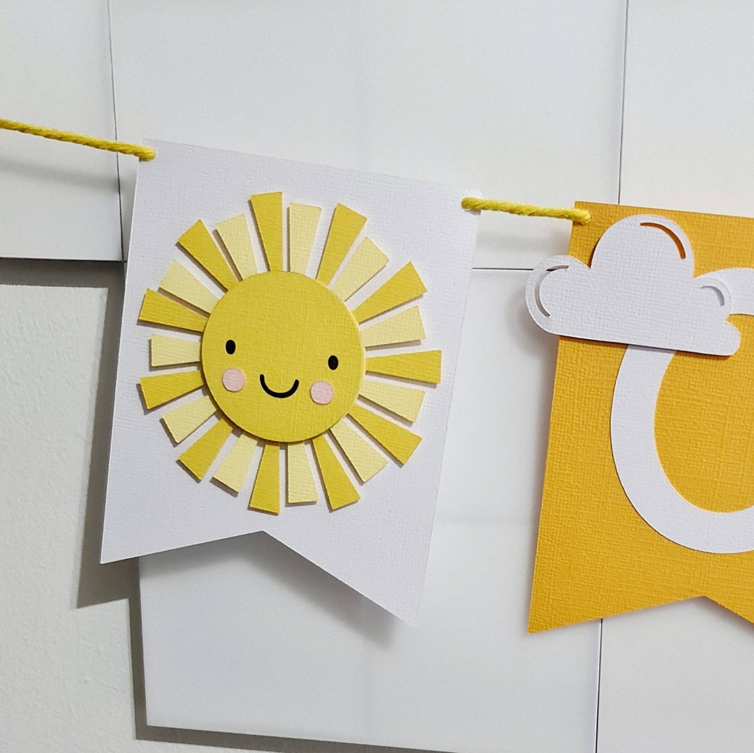 Sunshine One Bunting, You Are My Sunshine Bunting, Orange First ...