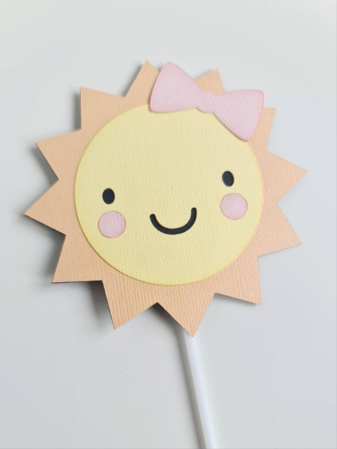 Sunshine Birthday Cake Topper, Sun and Clouds Cupcake Toppers, First ...