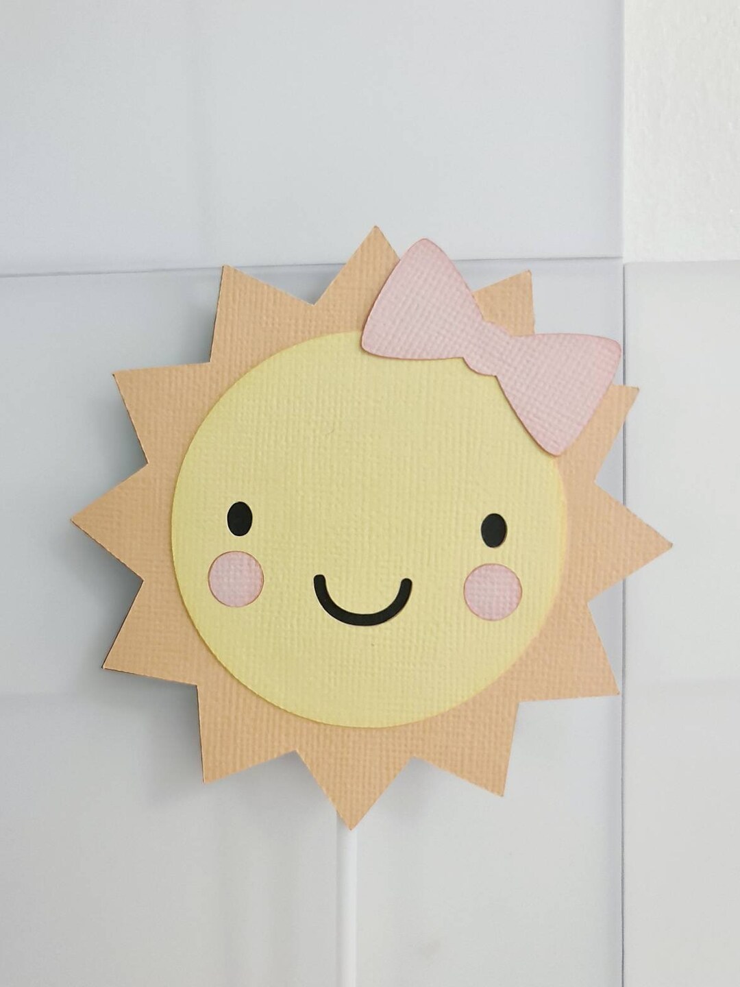 Sunshine Birthday Cake Topper, Sun and Clouds Cupcake Toppers, First ...