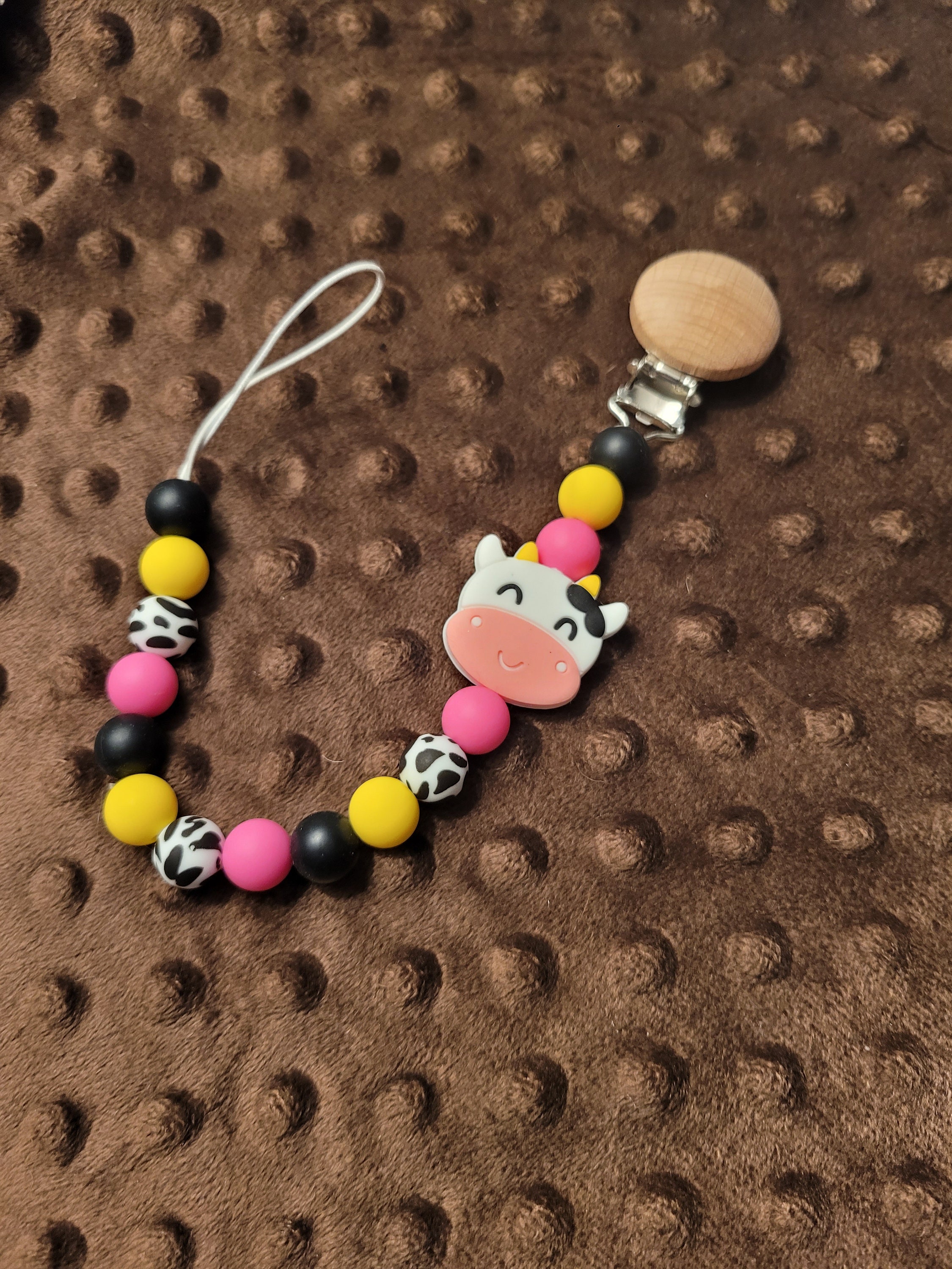 Silicone Bead Pacifier Clips - Etsy