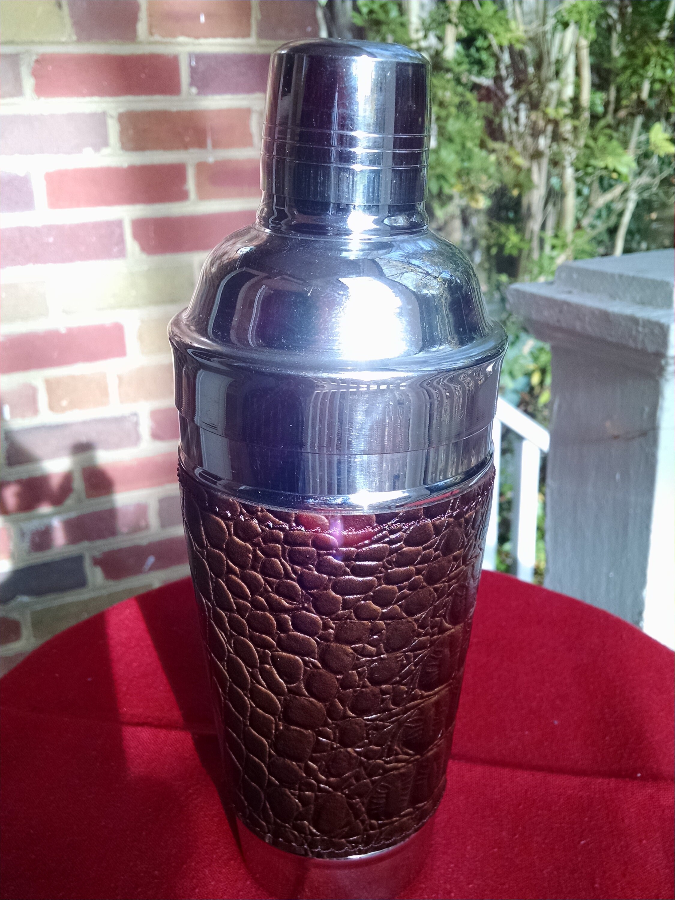 Hip Faux Alligator Skin Covered Cocktail Shaker - Etsy