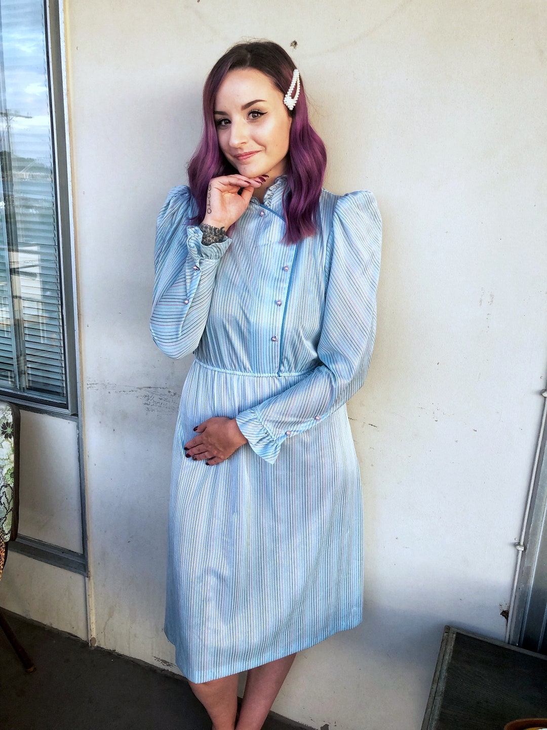 VINTAGE 1980s Jerri Lee Classy Dress - Etsy