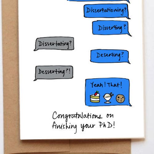 Phd Graduate Congratulations Card Doctorate Graduation - Etsy