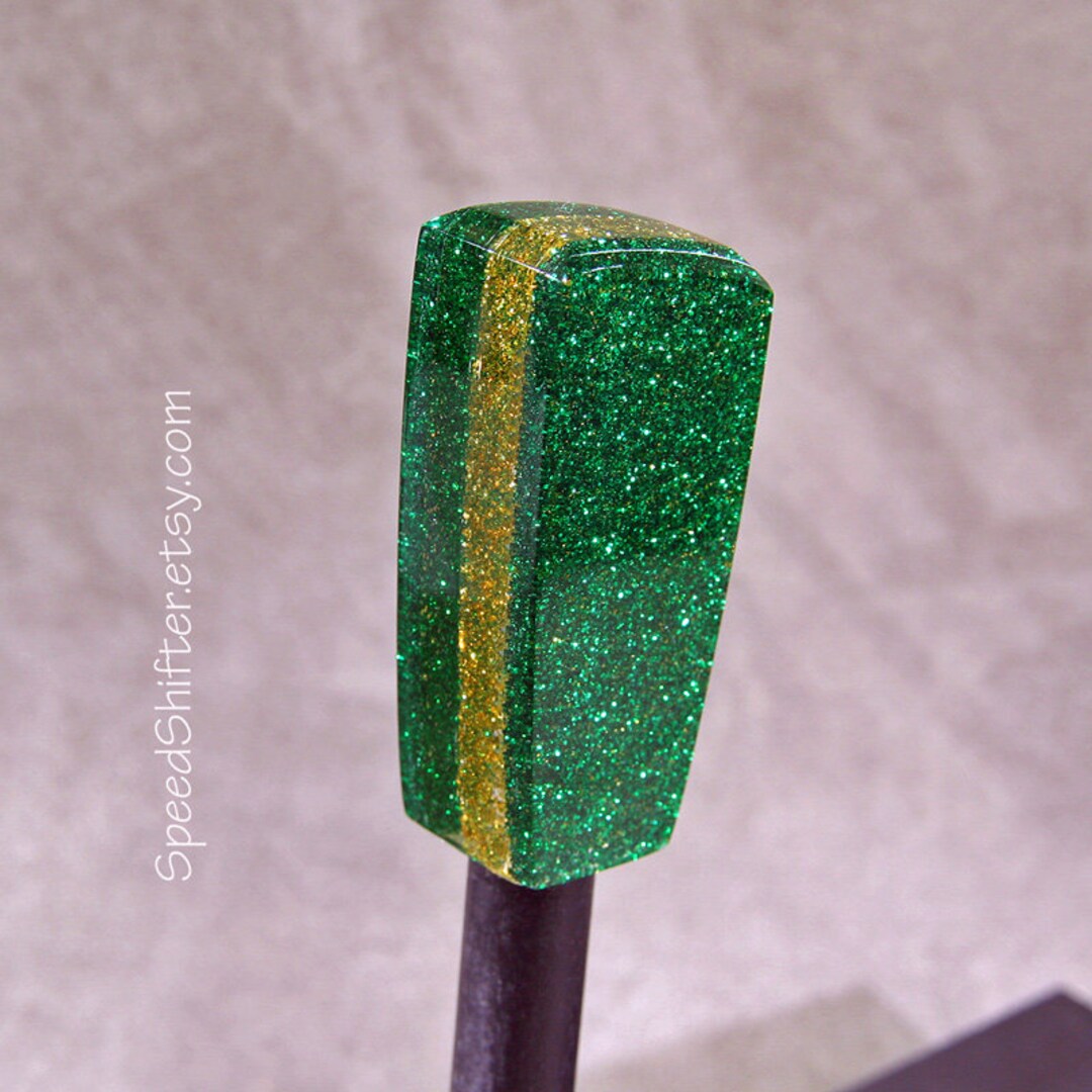 Green and Gold Metalflake, SHIFT KNOB, for Your Hot Rod, Rat Rod, Cool ...