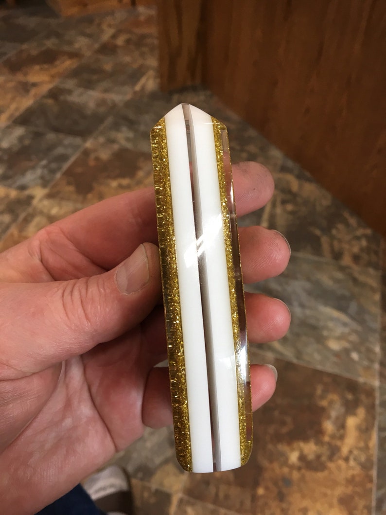 Metal Flake Gold SHIFT KNOB Universal Fit. With Layers of - Etsy