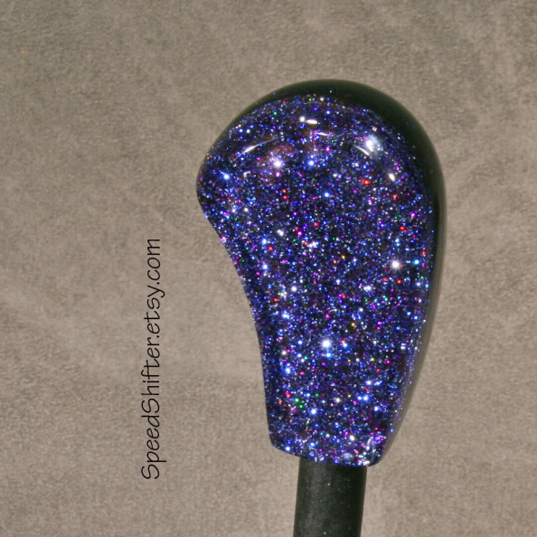 Midnight Blue, SHIFT KNOB Metallic, Purple and Silver Metal Flake, for ...