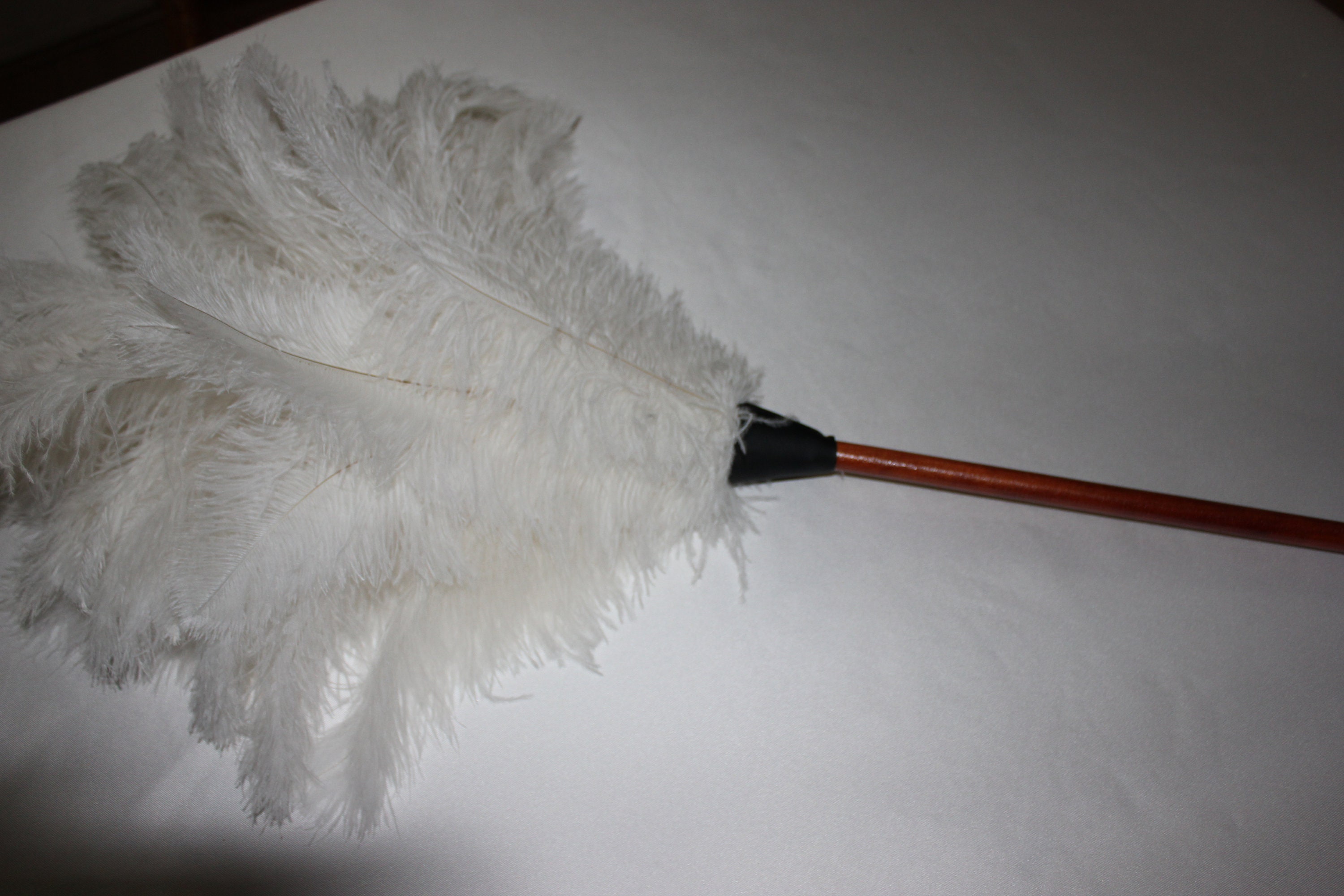 Extra Large Feather Head White Ostrich Feather Display Duster | Etsy