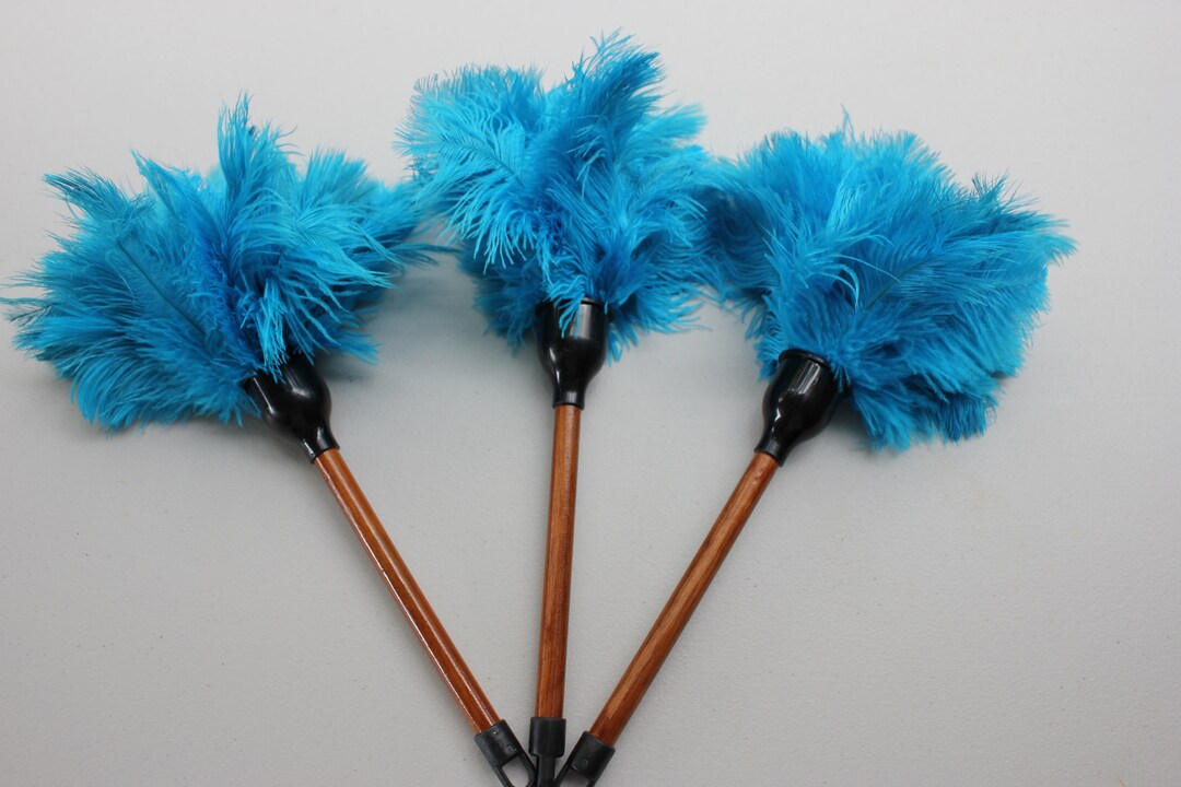 Set of Three ( 3 ) Children,s Toy Ostrich Feather Dusters in Choice of ...