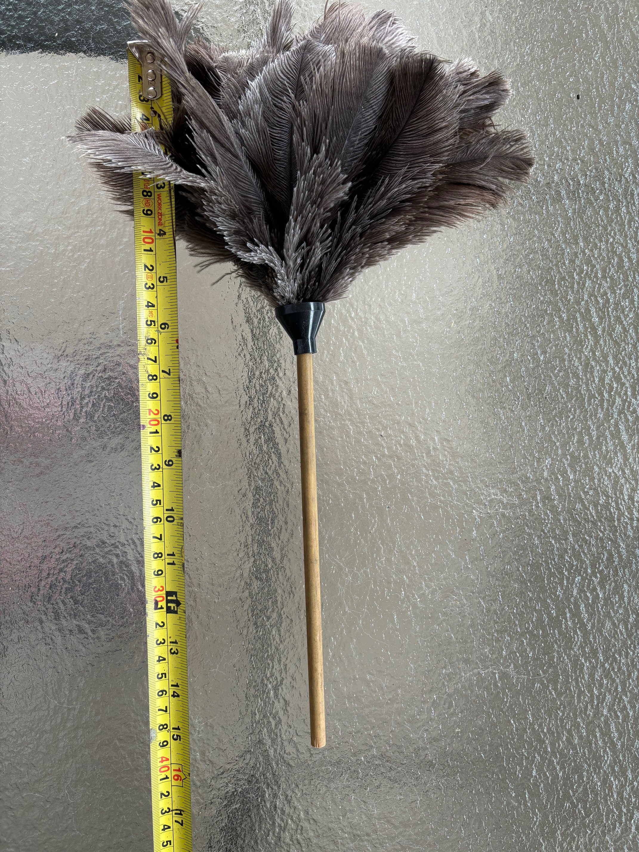 Soft Ostrich Feather Duster With First Grade Feathers 40cm Overall With ...