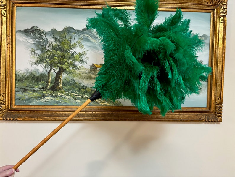 Special Emerald Green First Grade Ostrich Feather Display -85gram First ...