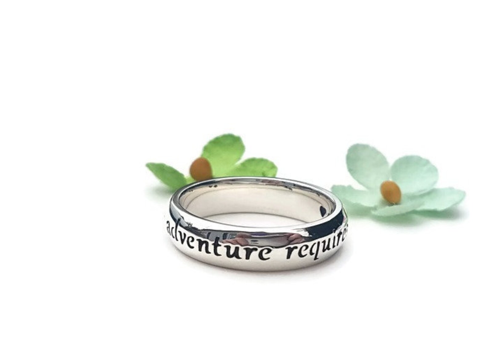 Adventure Ring Alice in Wonderland Inspirational Quote - Etsy