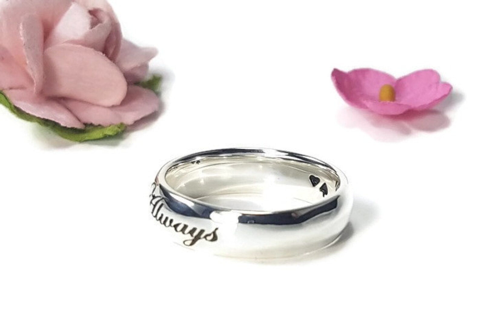 Always Quote Ring Forever and Always Wedding Ring Engagement - Etsy