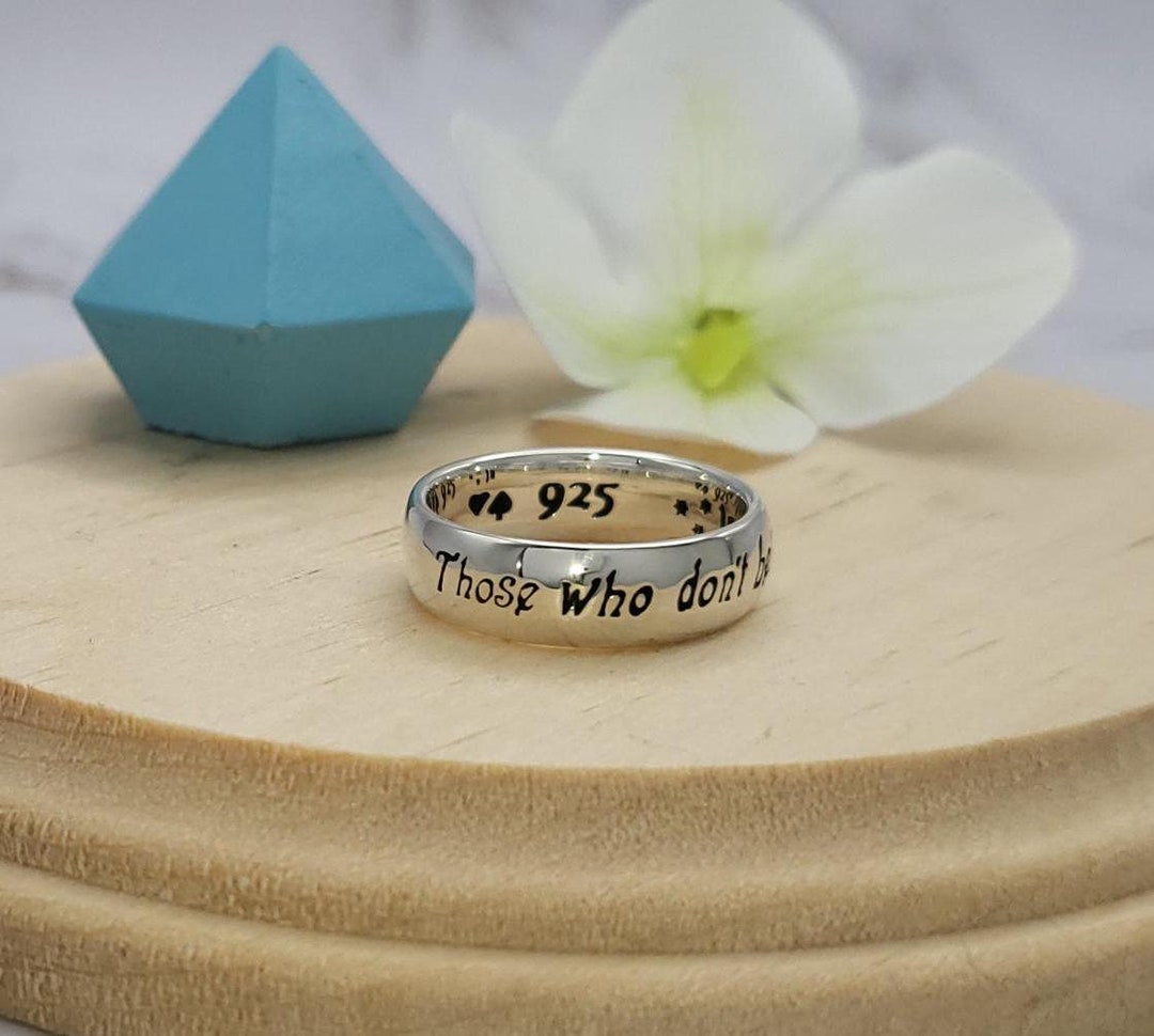 Roald Dahl Quote Ring: Sterling Silver Inspirational Band - Etsy