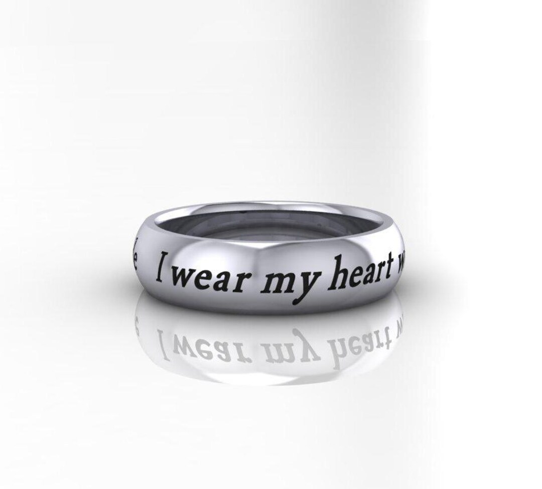 F. Scott Fitzgerald Quote Ring: Handmade Sterling Silver Inspirational ...