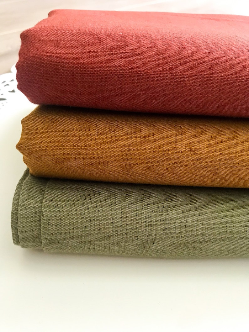 Cotton Linen SAMPLES 20cm Square Linen Blend Fabric Samples - Etsy ...