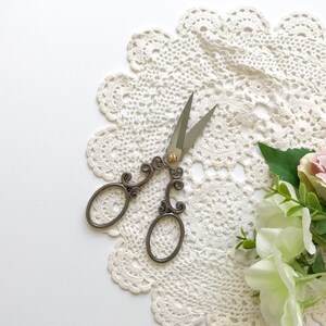 Grey Vintage Style Scissors, Embroidery Scissors, Sharp Scissors ...