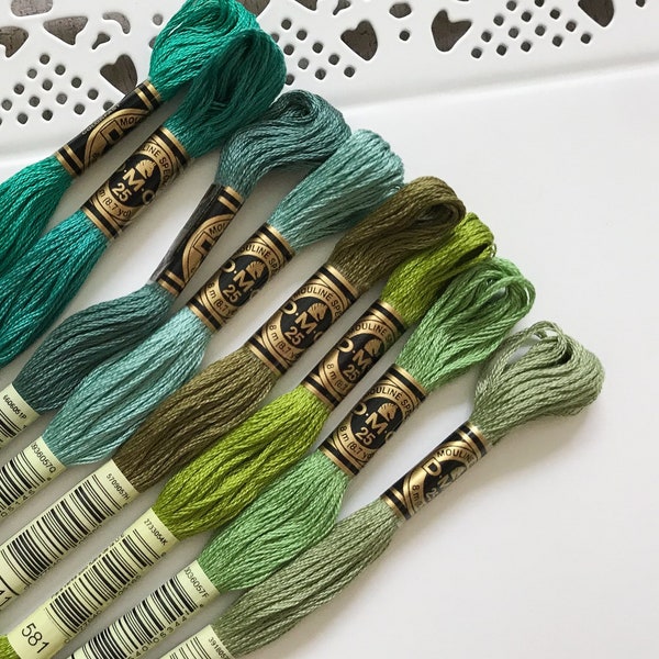 Green Embroidery - Etsy