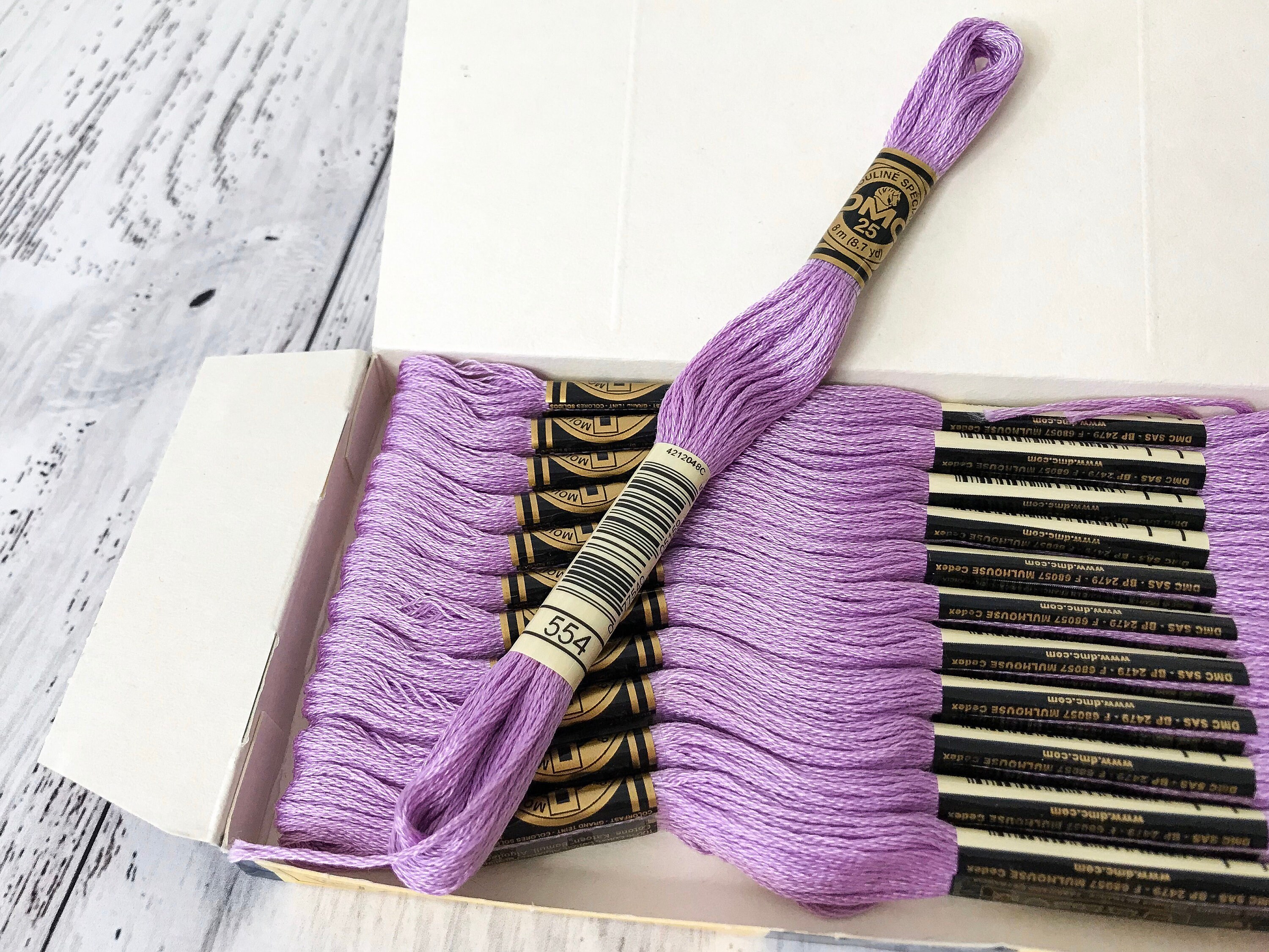 DMC 554 Light Violet Embroidery Floss. 2 or 3 Skein Pack - Etsy Australia