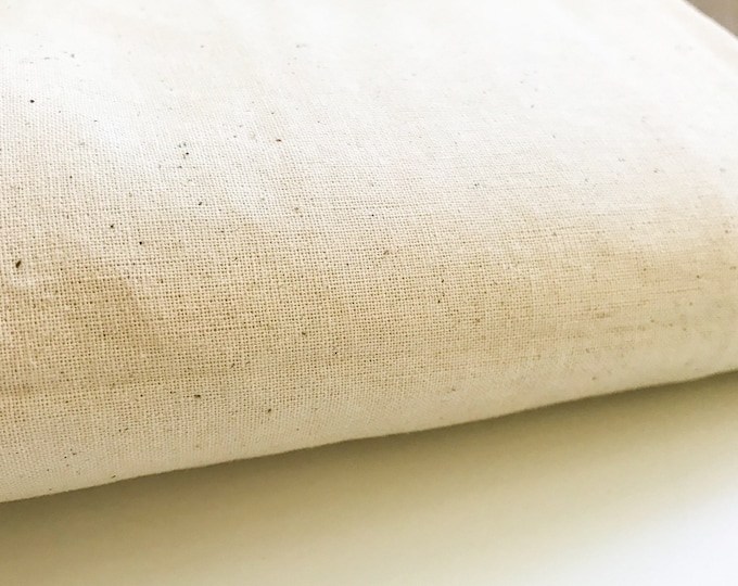 Natural Calico Fabric 100% Cotton Fabric by the Fat Quarter Unbleached ...