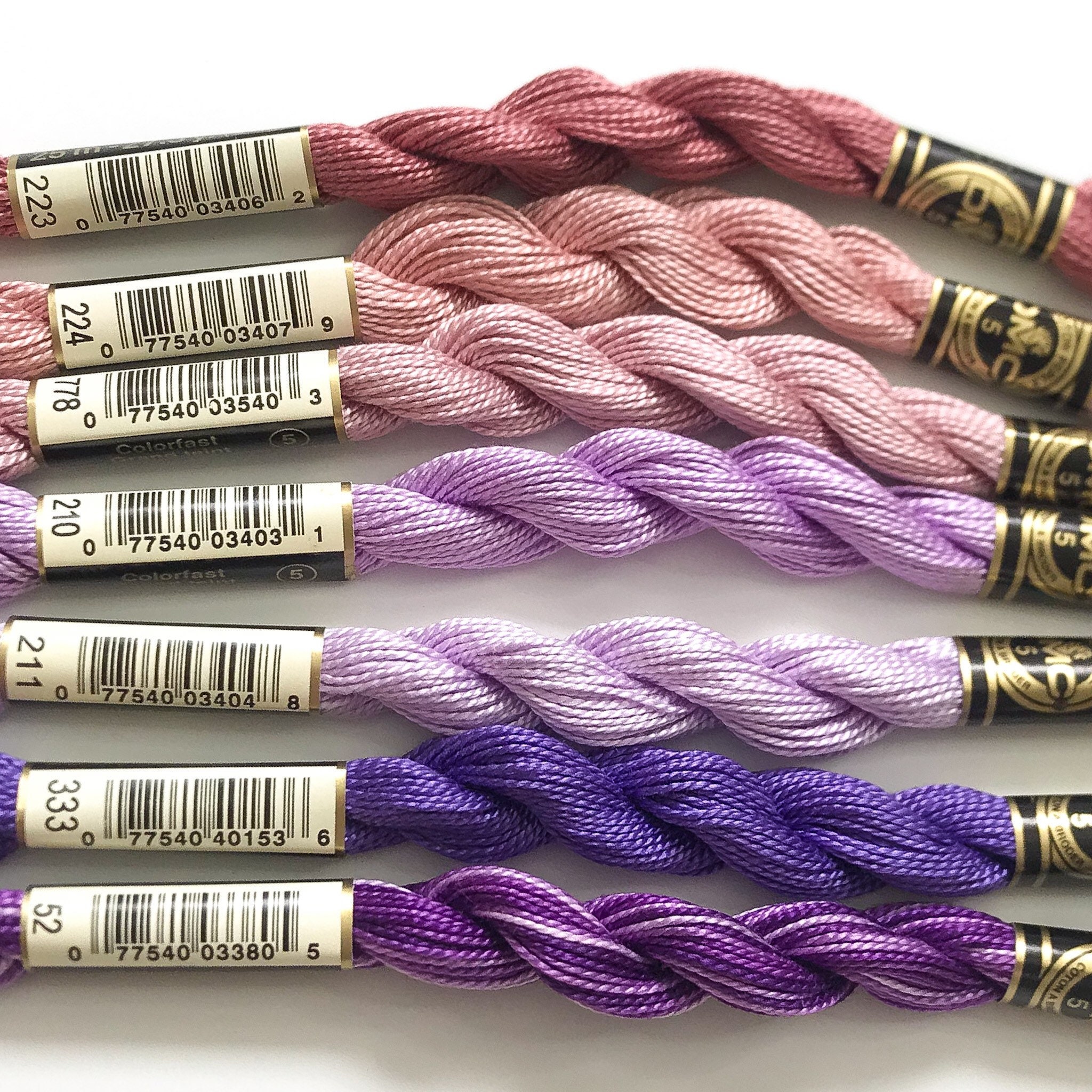 DMC Perle Cotton Size 5 Skeins DMC Pearl Cotton Thread Art | Etsy