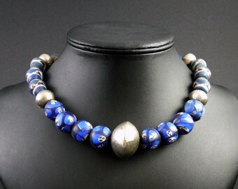 2 x Vintage Large Brass Beads from West Africa. Vintage | Etsy