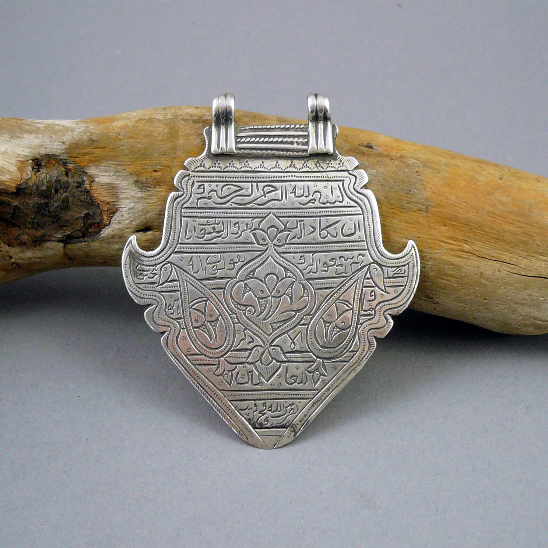 Amulet Pendant. Silver Amulet Pendant. Central Asia. Afghanistan ...