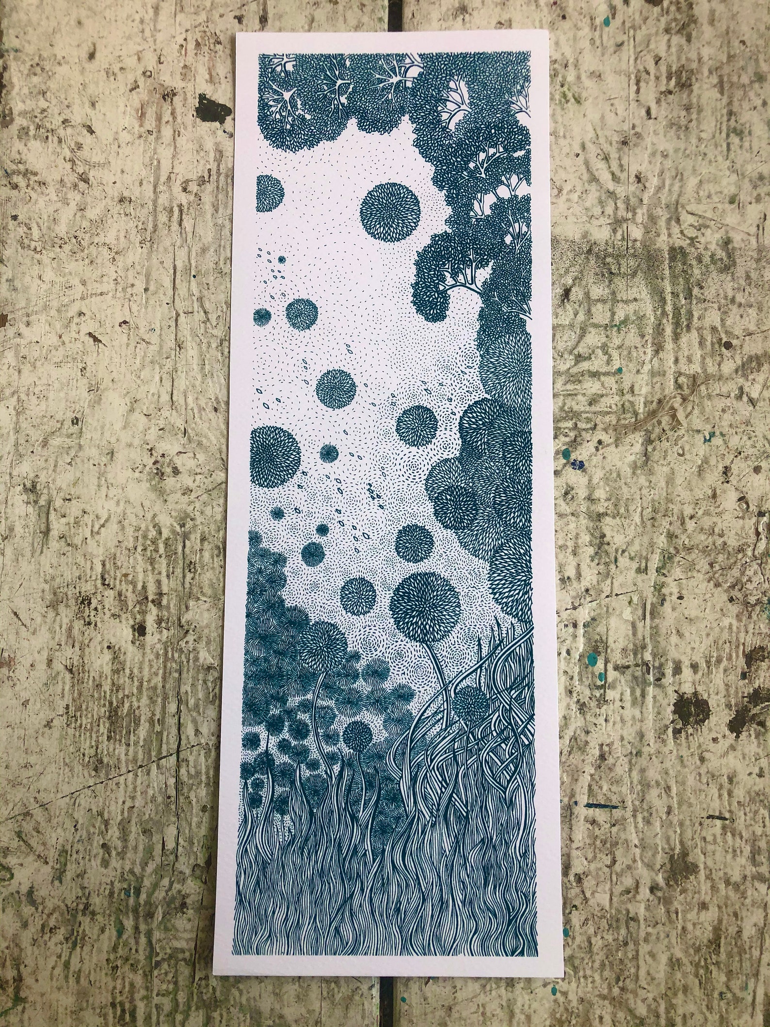 Earth Print. Japanese Print. Art Print. Intricate Pattern. Japanese Art ...