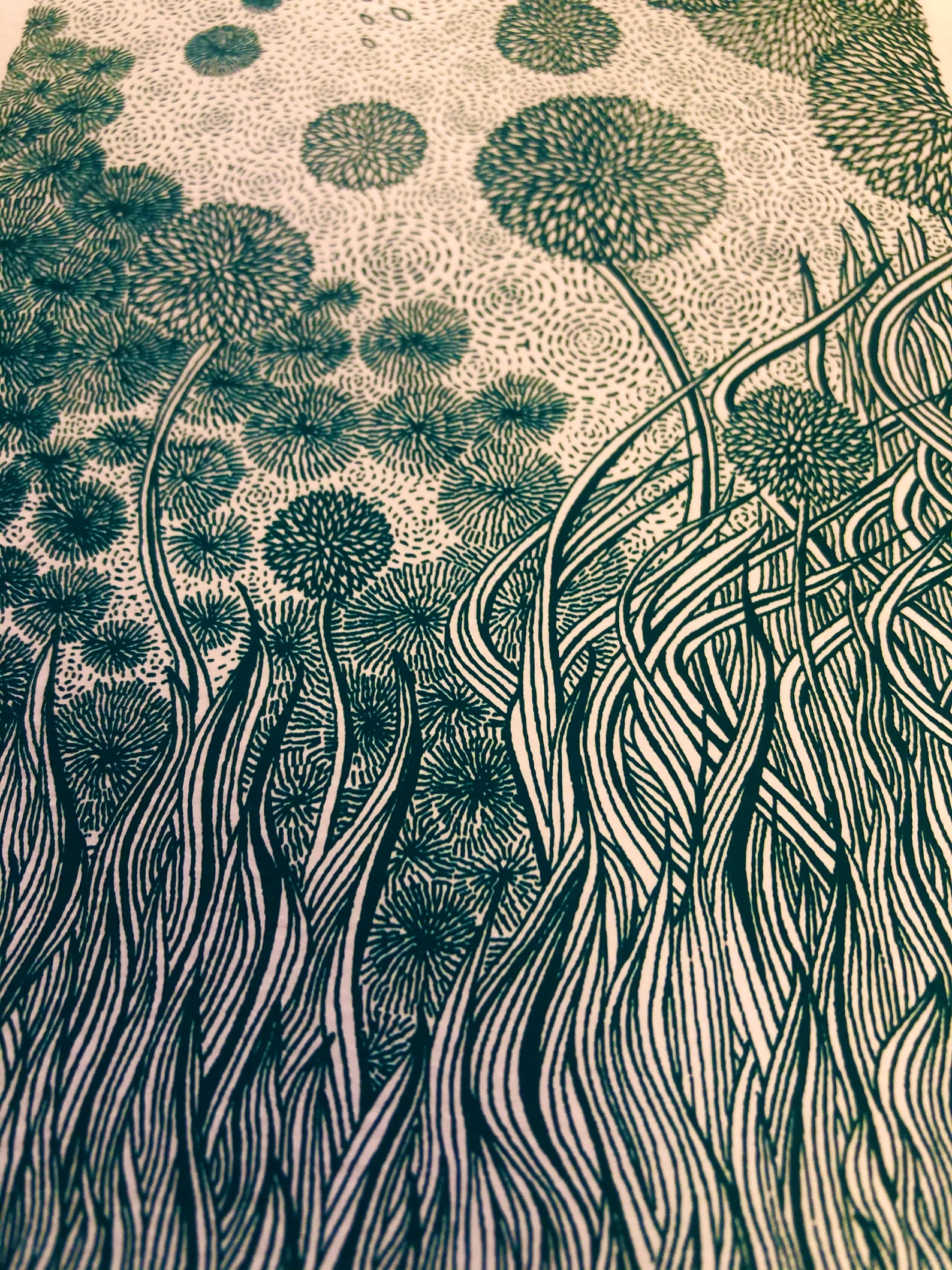 Earth Print. Japanese Print. Art Print. Intricate Pattern. Japanese Art ...