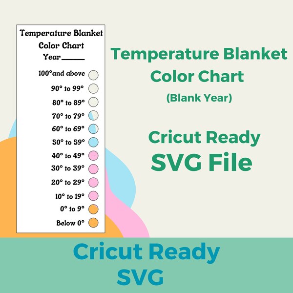 Cricut Color Chart - Etsy