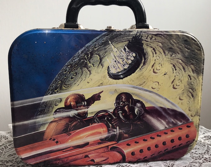 Vintage Accoutrements for Outer Space Metal 1990s Lunch Box Food ...