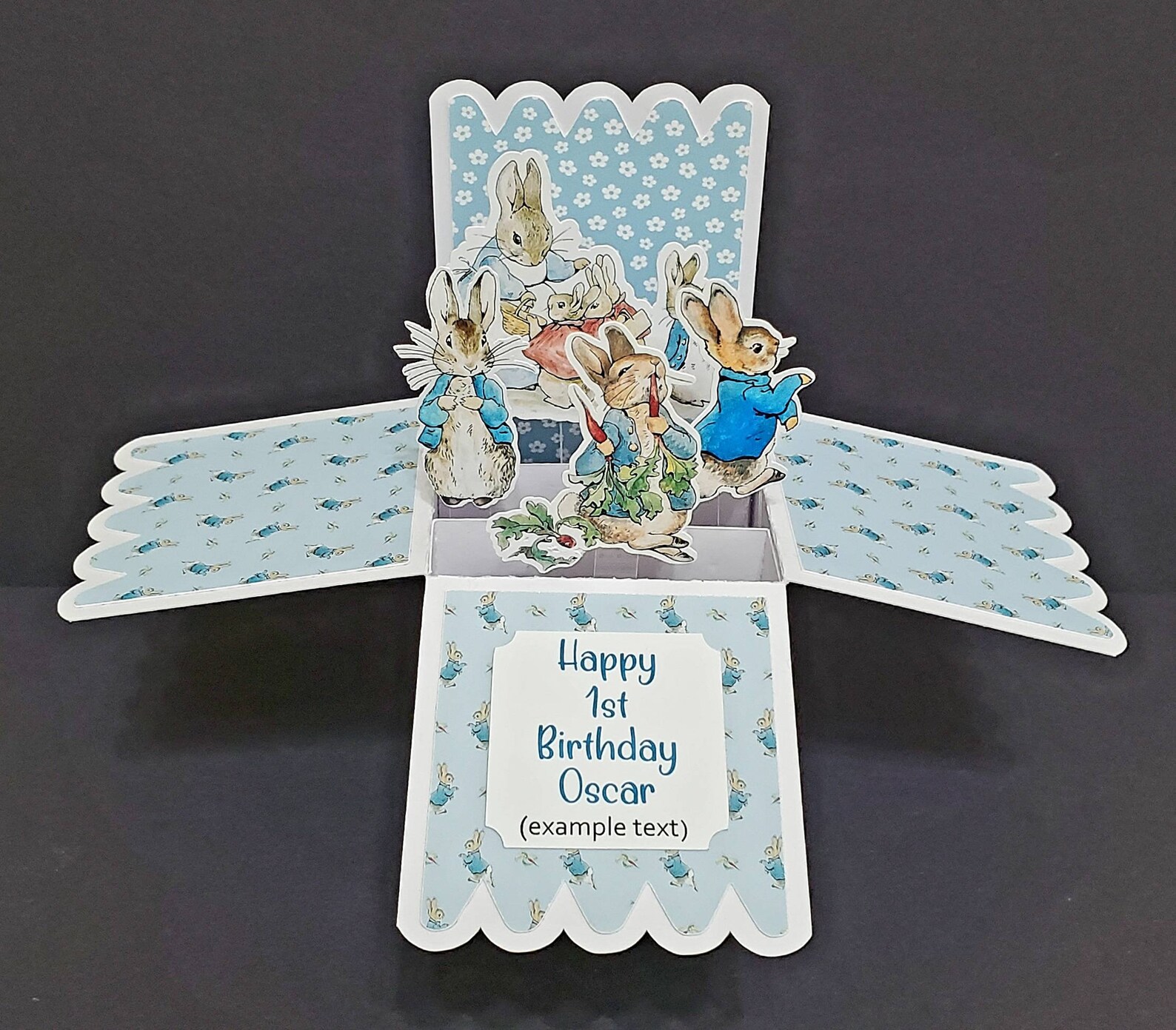 Peter Rabbit Personalised Card Pop Up - Etsy