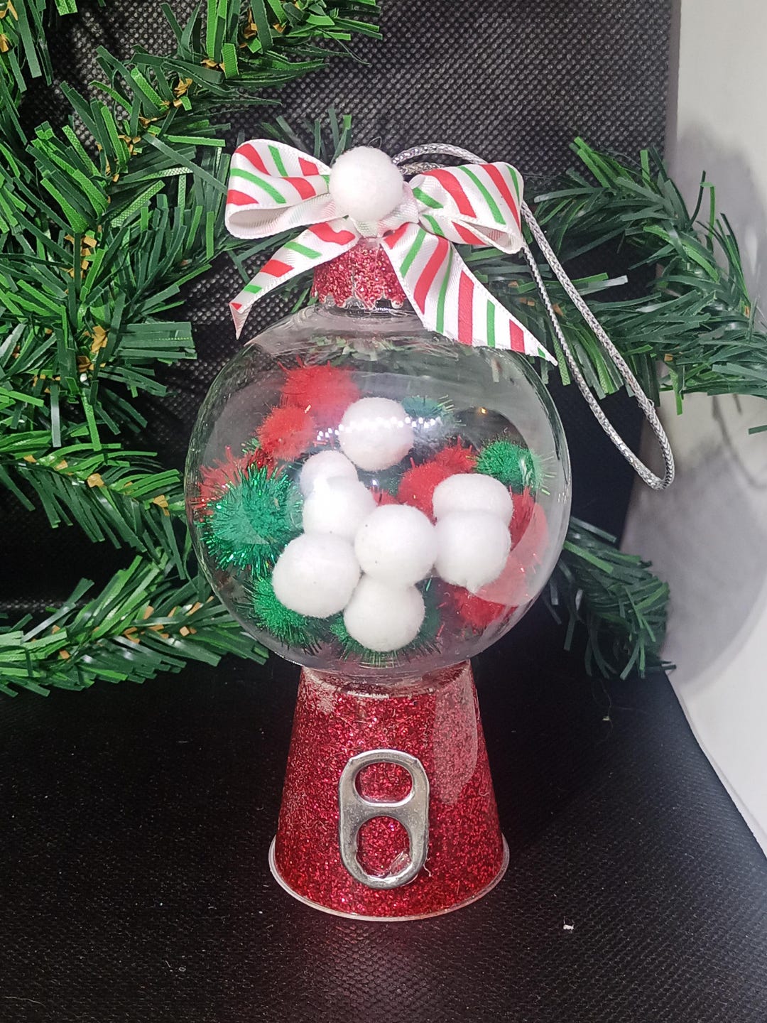 Christmas Ornaments, Gumball Machine, Handmade Gift, Christmas Decor ...